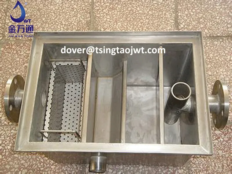 Oil Water Separator Grease Trap 50m3- 1000m3/hour Corrugate Plates ...