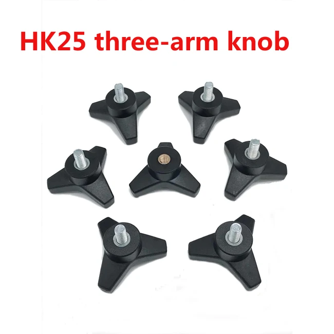 Three-arm Lobe Knob Rotary Knob Female and Male Reinforced Nylon ...