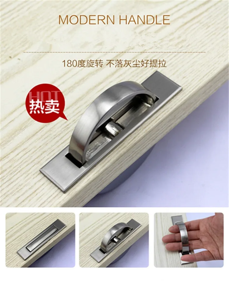 Furniture Hardware - Cabinet Concealed Hidden Door Handle
