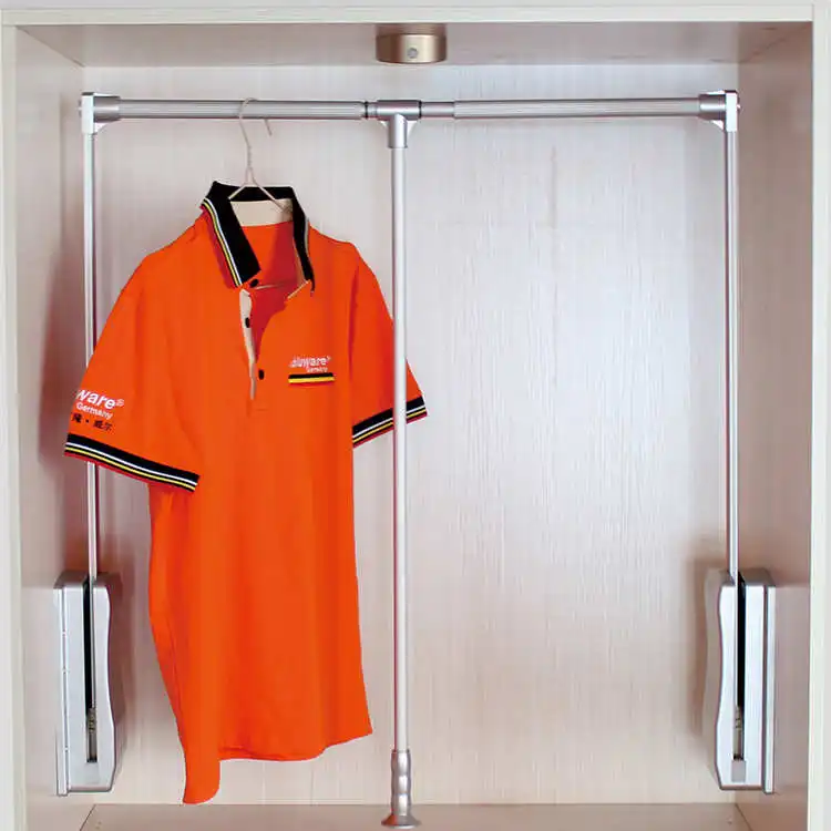 Wardrobe Lift Up Clothes Hanging Rack In Closet,Furniture Clothes ...