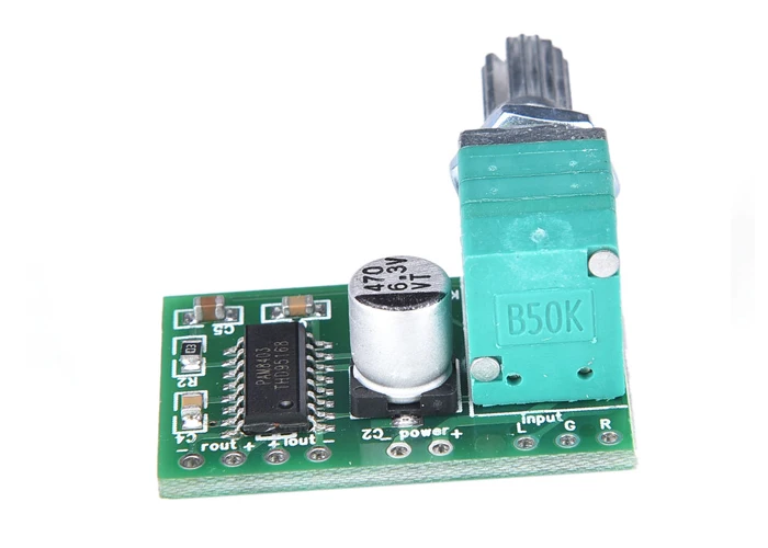 PAM8403 Digital Audio Amplifier Board 2*3W Volume Control Potentiometer ...