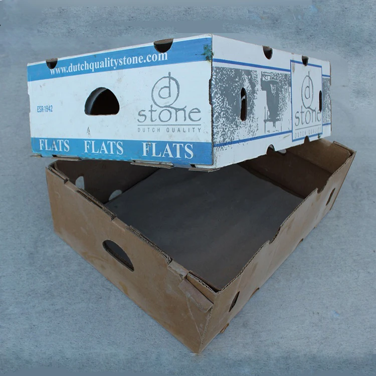 Recyclable Waterproof Kraft Cardboard Wax Boxes For Stone Veneer - Buy ...