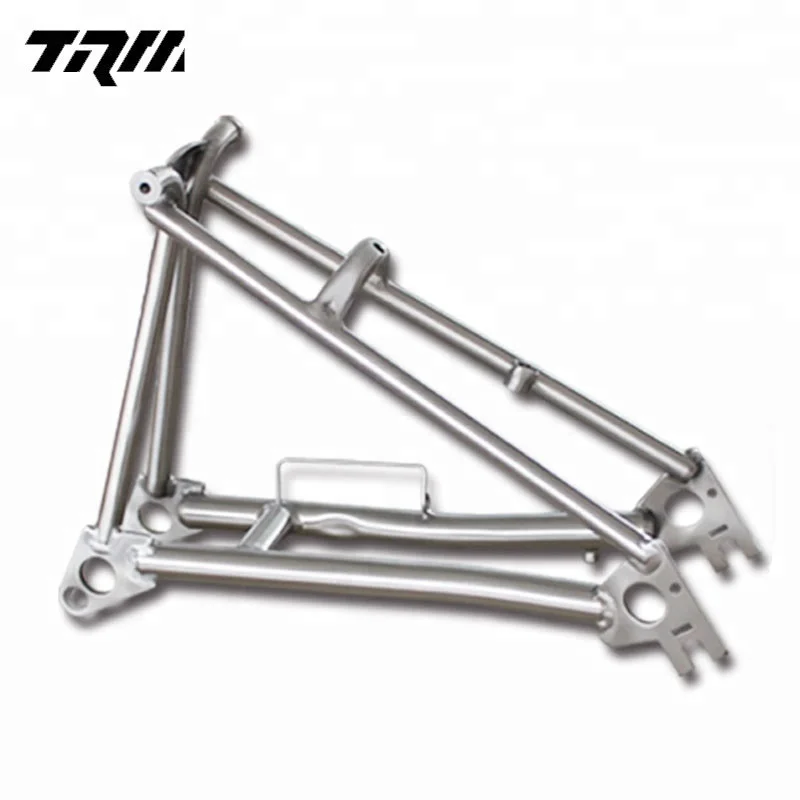 Titanium Collapsible Bike Rear Frame Triangle/frame Suit For Folding ...