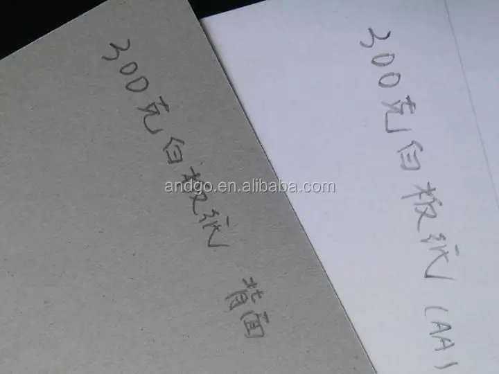 300gsm White Coated Duplex Board Grey Back Roll Paper for Packing ...