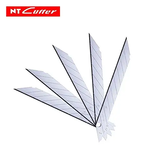Japan NT Cutter BD-100 9mm Replacement Blade, Stainless Steel Art Blade ...