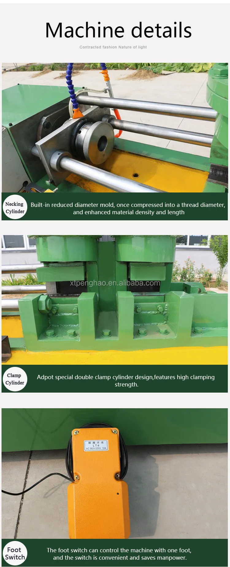Diameter Reducing Machine - Precision Rebar Necking