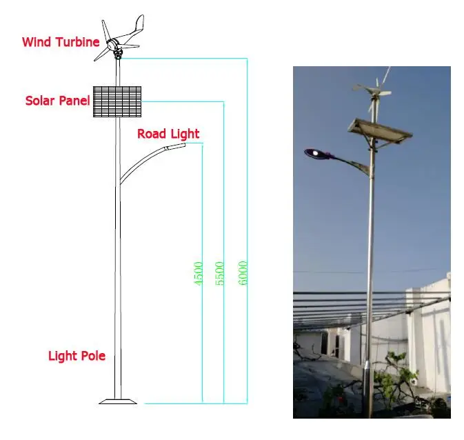 Alibaba.com: 100W-1000W wind turbine for home use, 12V/24V/48V wind solar hybrid road light ...