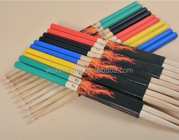 colored drumsticks