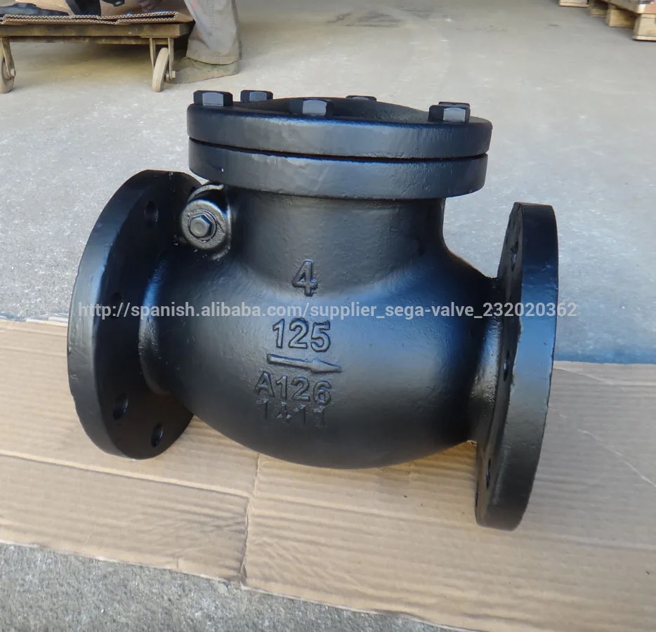 Din Molten Iron Swing Check Valve Pn10 Pn16 - Buy Din Hierro Fundido ...
