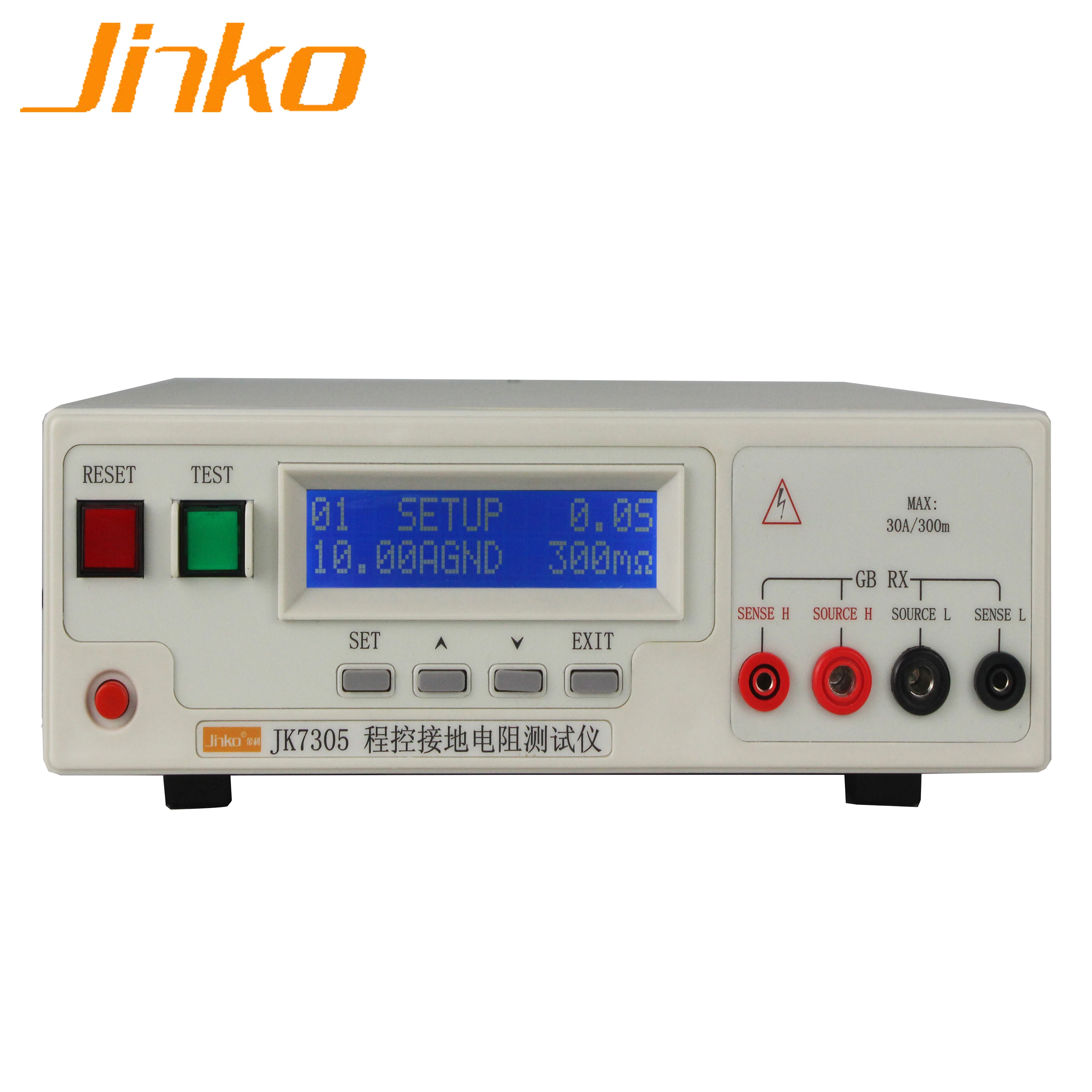 jinko factory JK7305 programmable 6V 30A earth resistance tester ground ...