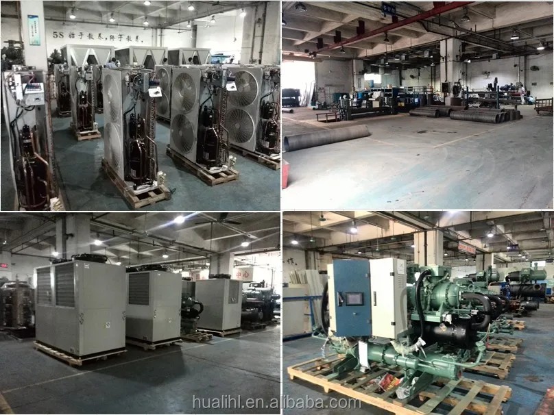 150hp Screw Compressor Water Cooled Chiller Recirculating Chiller ...