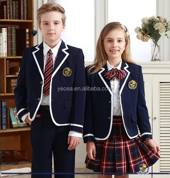 L'angleterre Conçoit Un Ensemble De Blazer Scolaire Uniforme Pour L ...