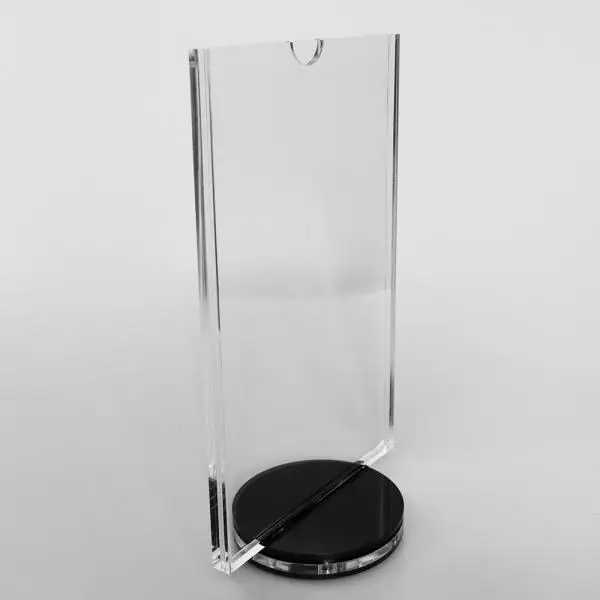 Custom Rotating Clear Acrylic Poster Menu Display Stand