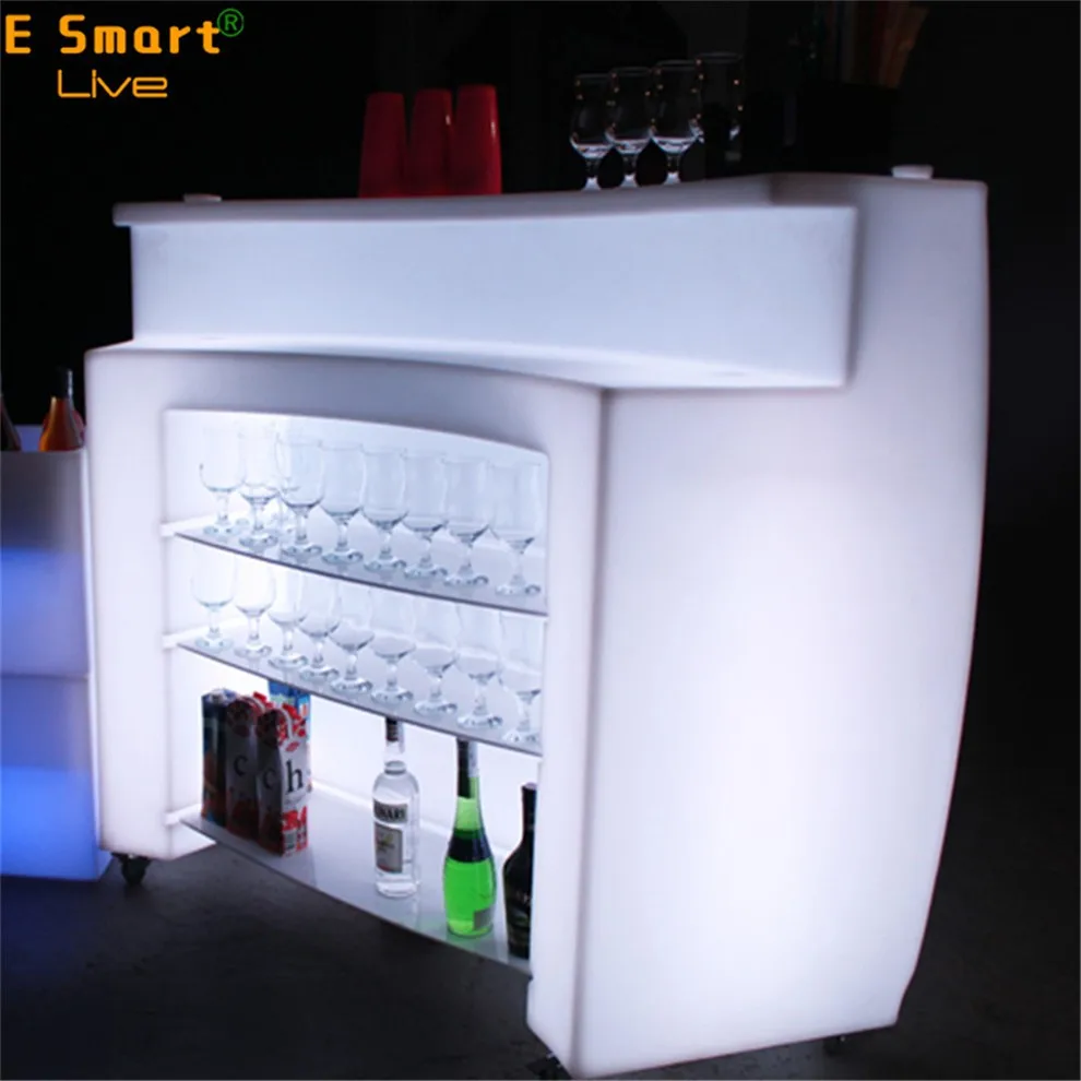 LED Bar Counter with RGBW Color Change - Perfect for Outdoor