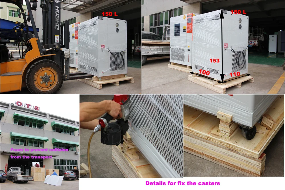 Three Boxes Hot And Cold Impact Test Chamber Thermal Shock Machine ...