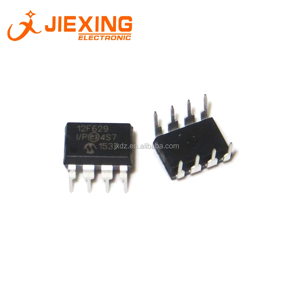 12f629 Pic12f629-i/p Dip-8 8 针,基于闪存的 8 位 Cmos 微控制器新型和原装 Ic - Buy ...