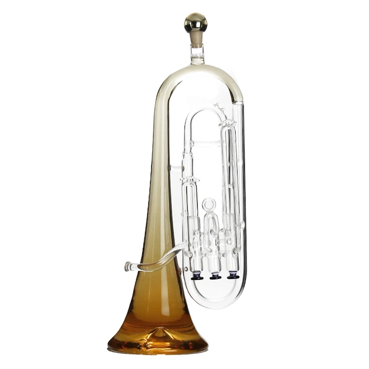 Glass Musical Instruments Trumpets Shaped Whiskey Rum Liquor Wine ...