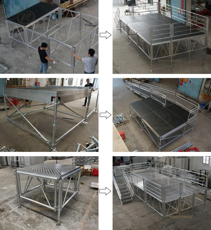 Portable Outdoor and Indoor Stage Platform Portable DJ Stage| Alibaba.com