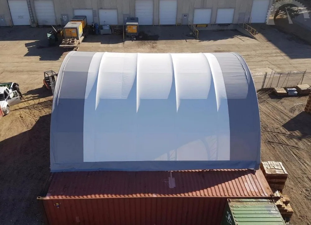 Suihe 40ft C4040S Double Trussed Container Dome Shelter