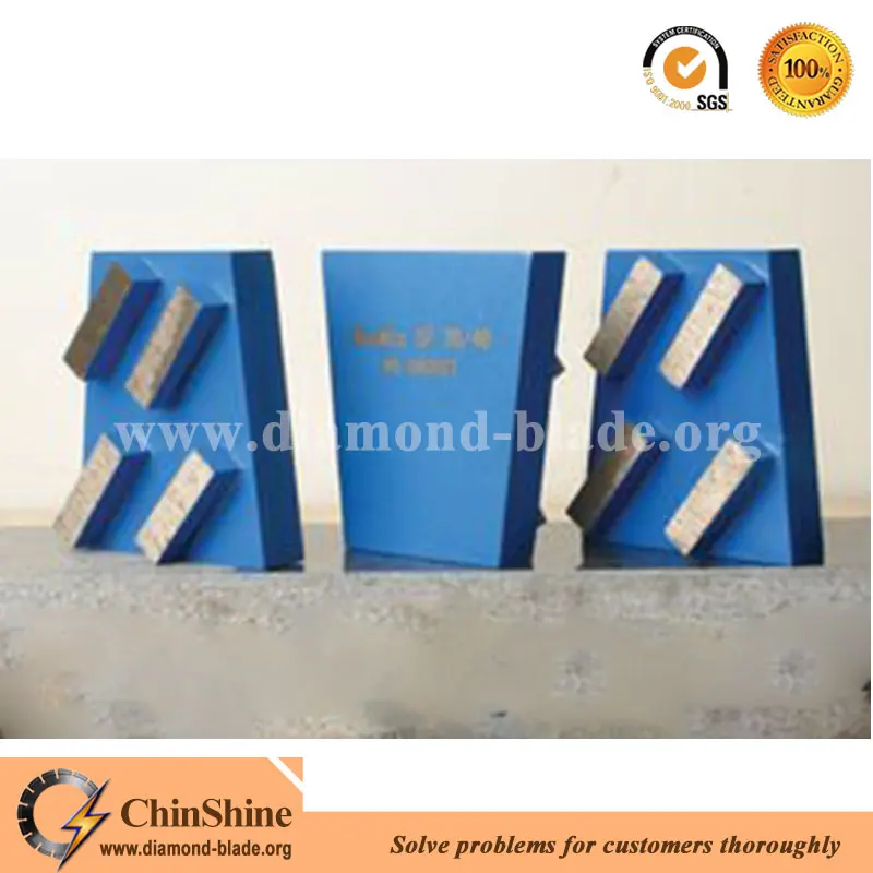 4 Segment Diamond Grinding Wedge Block for Concrete Floors
