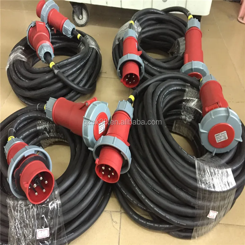 5 Pin 63A 3 Phase Electrical Plugs - Reliable Power Supply