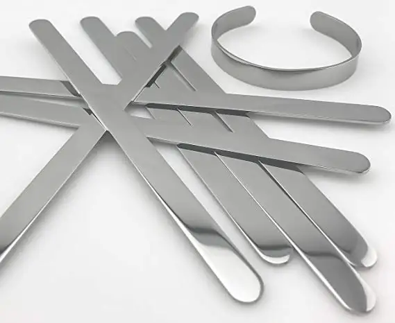 Wholesale Custom Stainless Steel Cuff Blanks Silver Bracelet Blanks ...