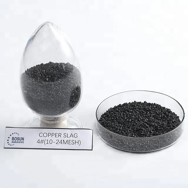 Abrasive Media Granulated Blast Furnace Slag Copper Slag