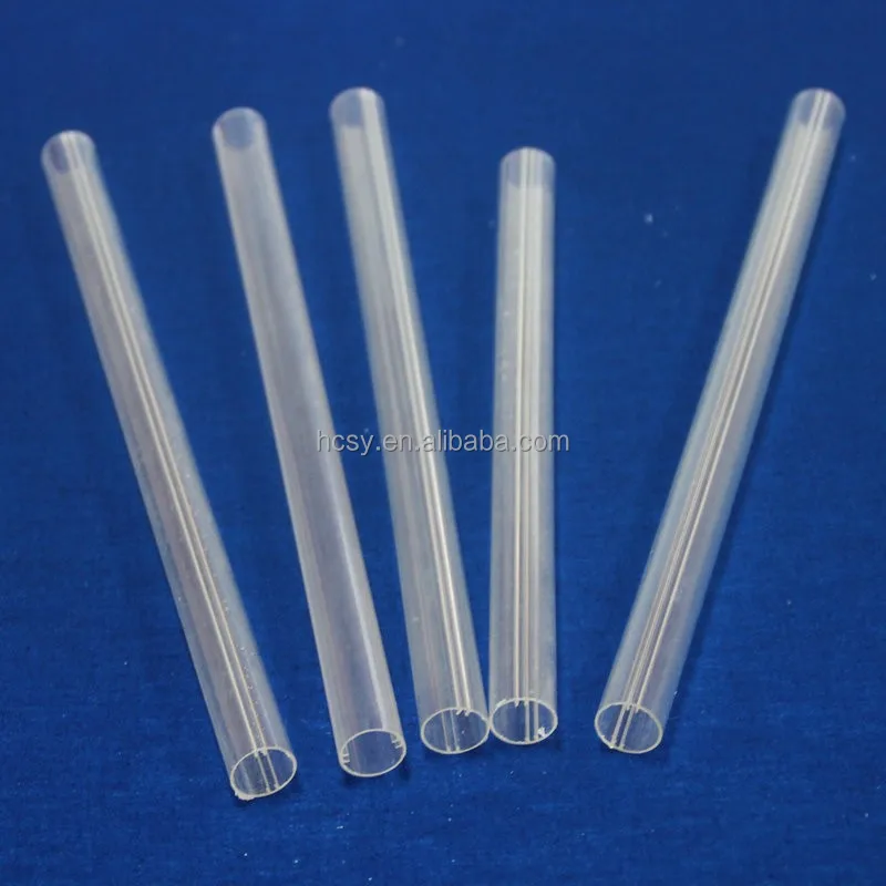 Extrusion Rectangular Plastic Transparent Pipe Tube Semi Transparent ...