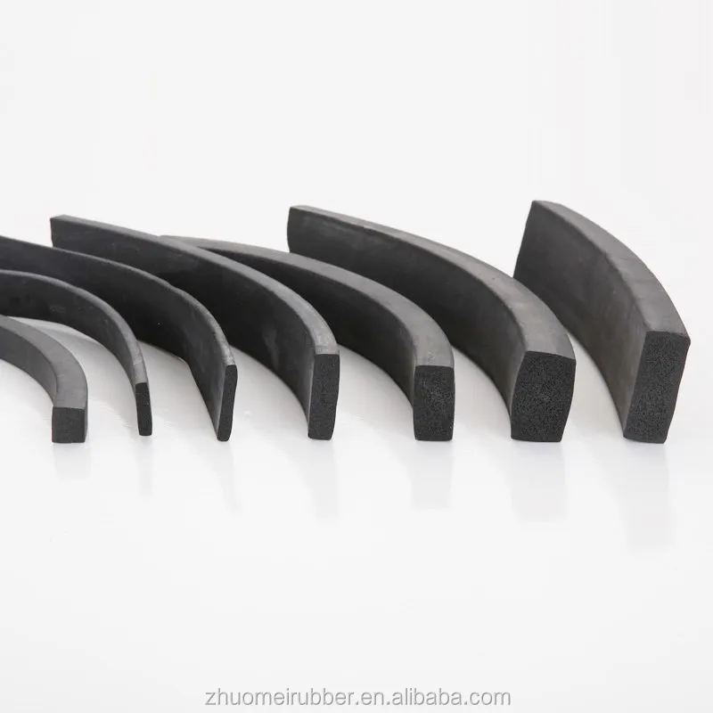 Rectangle Extruded Epdm Rubber Profile For Consolidation Of The Hatch ...