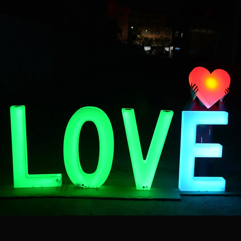 Custom Led Neon Signs Marquee Letters Led Light House Numbers Marry Me ...