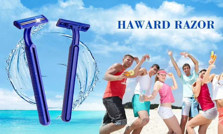 Twin Blade Stainless Steel Disposable Razor Face Shaving Razor with ...