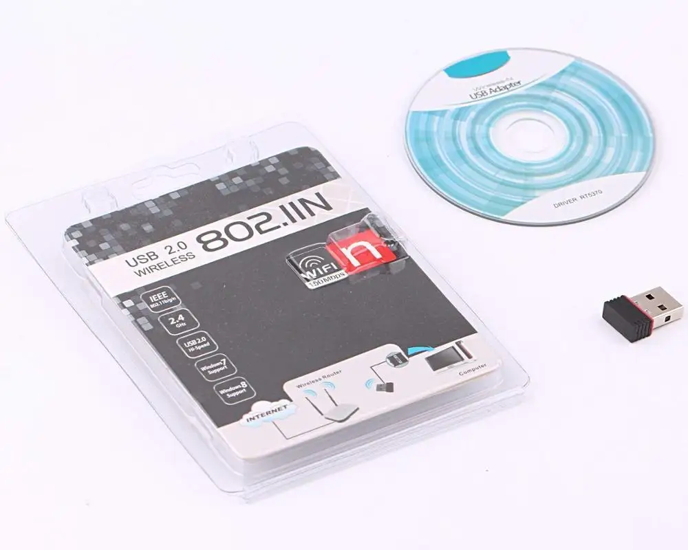 High Quality 150mbps Mini Ralink Rt5370 Chipset Usb Wifi Adapter With Soft Ap Function - Buy ...