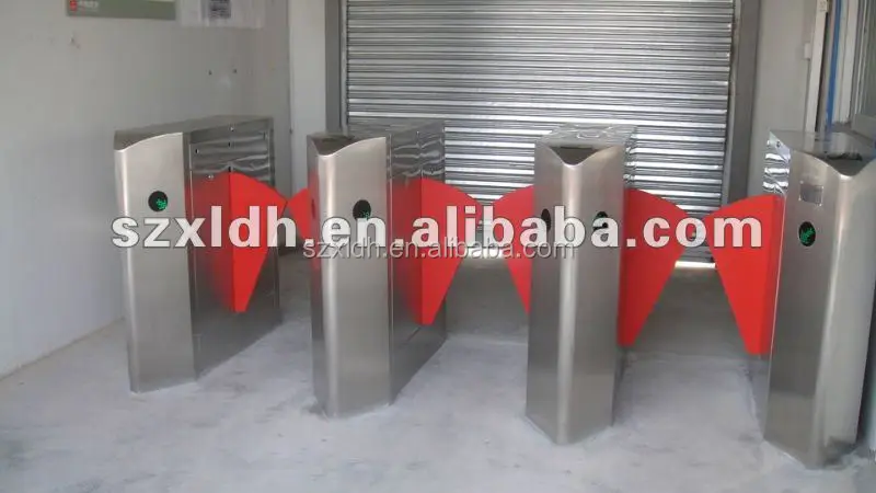 Security Gate,Wing Barrier Gate,Flap Speed Gate Access Control System ...