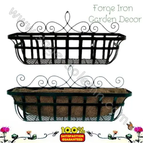 Decorative Metal Window Boxes - Durable & Stylish Planters