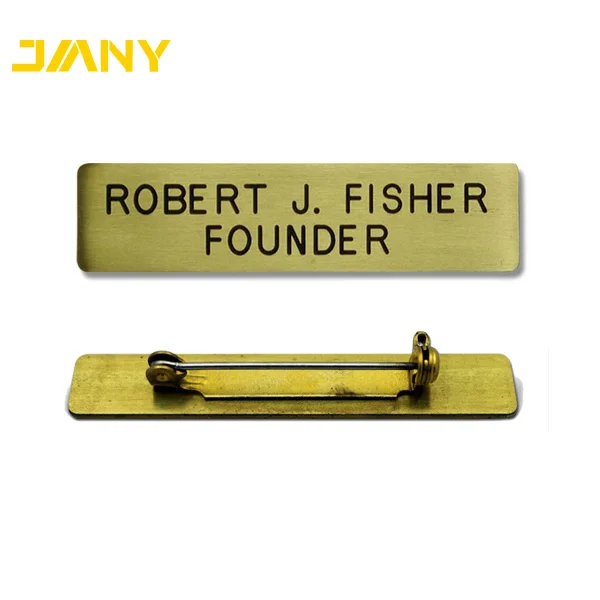 Factory Directly Custom Design Uniform Name Plate With Safety Pin - Buy ...