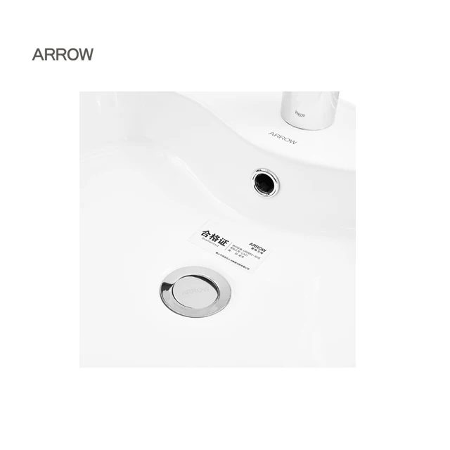 ARROW Sanitary Wares White Bathroom Counter Ceramic Art Basin Luxury ...
