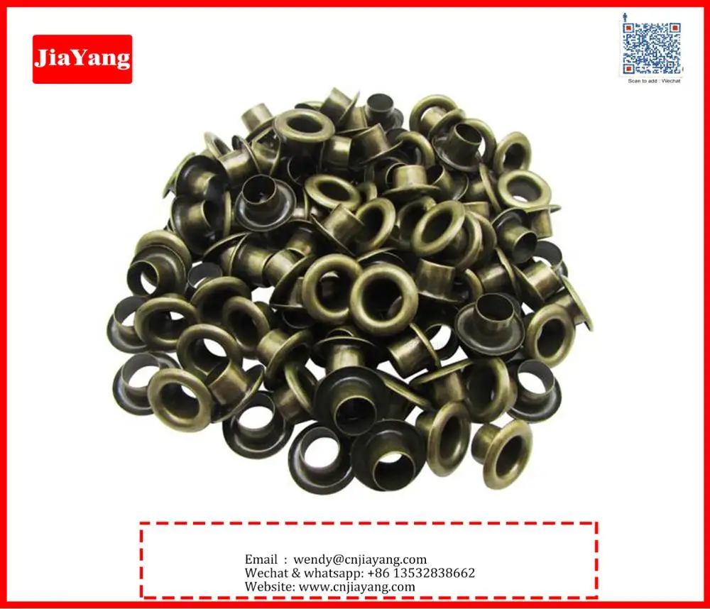 26# Matte Black Color Laser Custom Logo Eyelet Fastener Shiny Silver ...