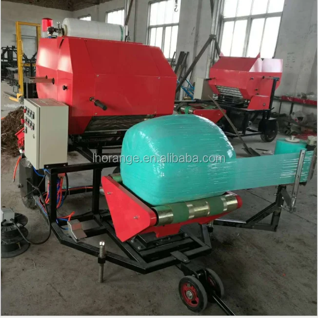 Mini Round Bale Forage Baler and Wrapper Machine Silage Packing Machine ...