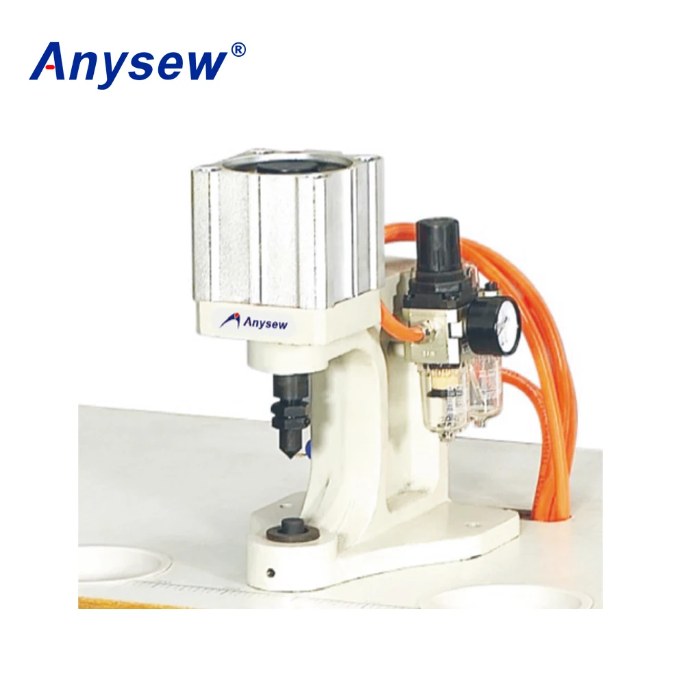 As-q1 1-head Pneumatic Snap Plastic Button Making Machine Snap ...