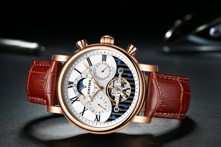 Custom Mechanical Watches - Luxury Tourbillon Skeleton
