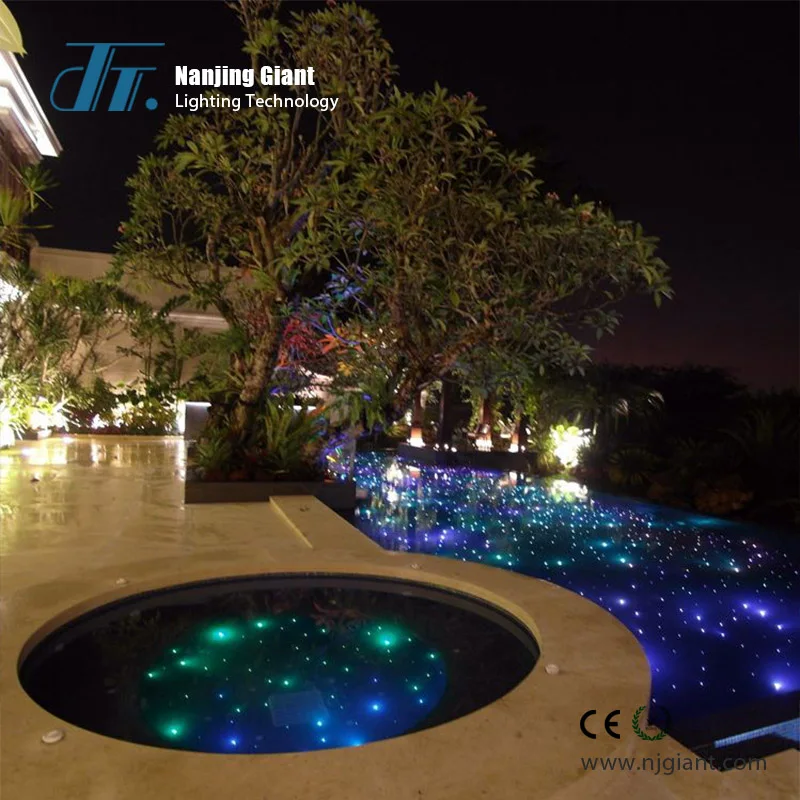 Pmma Side Glow End Glow Fiber Optic Swimming Pool Lighting