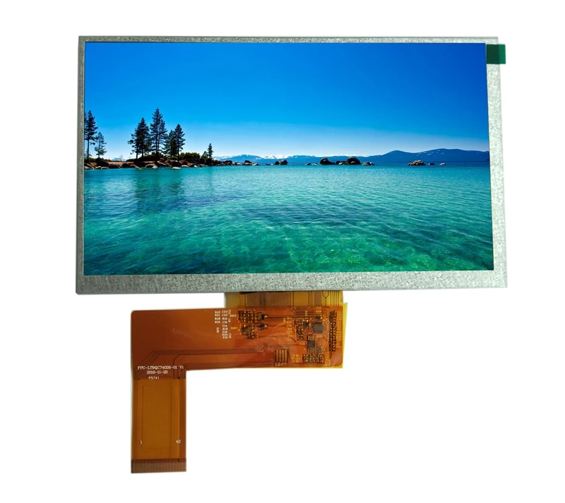 7'' Tft 800x480 Tft Display 40pin Interface Lcd Module 400 Nits Tft ...