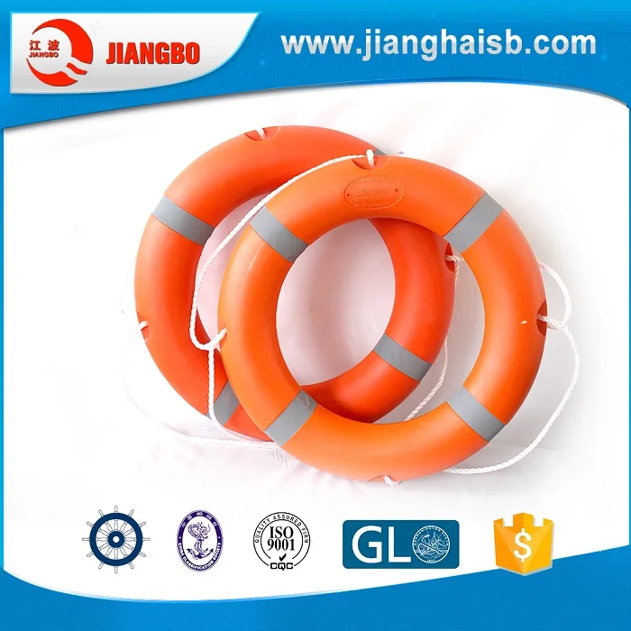 MED Approved SOLAS Marine Lifebuoy with Grab Line Diameter