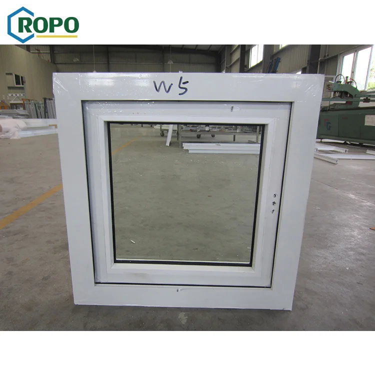 AS Certificated German Rehau UPVC Plastic Double Glass Casement Window