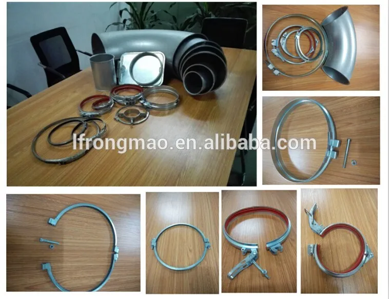 Stainless Steel & Galvanized Steel Clamp Ring with Quick Release Lock ...