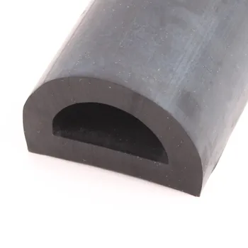D Shape Extruded Rubber Bumper Strip - Buy Rubber Bumper Strip,Rubber ...
