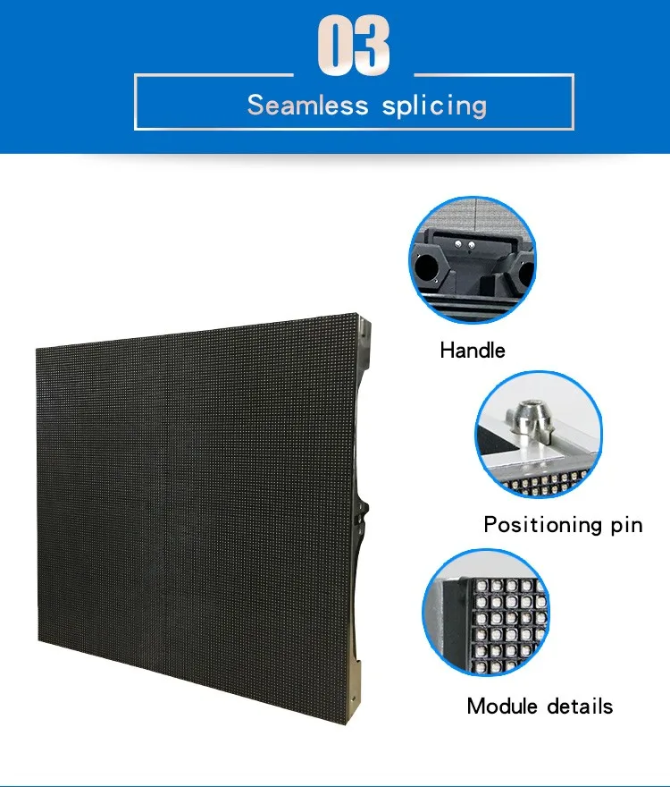 High Resolution 64x64 Dots Matrix SMD Module P4 LED Display