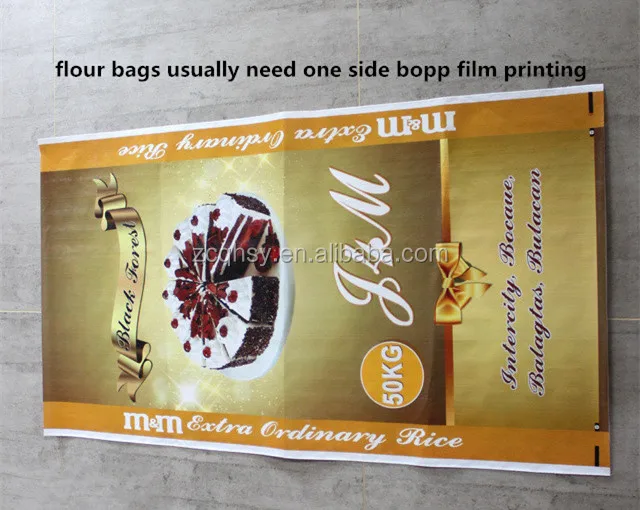 Woven pp Rice Bag 50kg 10kg Rice Packing Sack Bopp Laminated Packaging ...