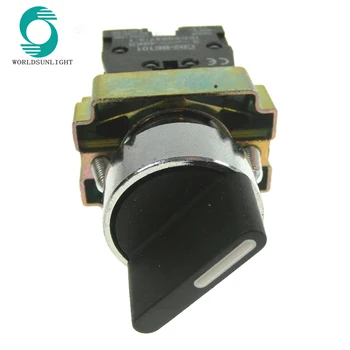 Xb2-bd33 Interruptor Selector De 3 Posiciones,Pulsador Mecánico No Nc ...