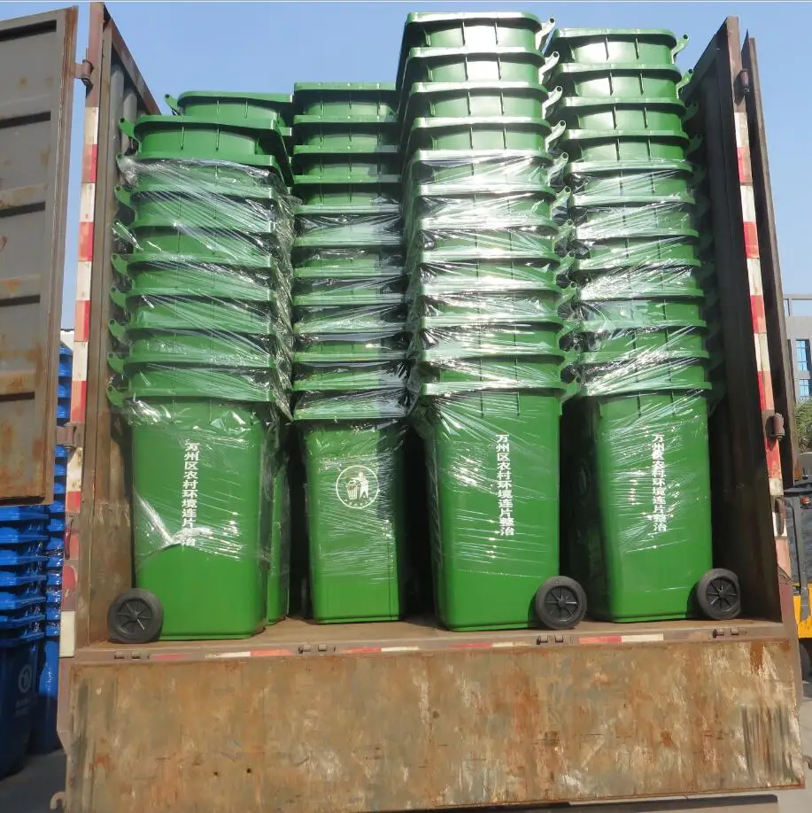 360l Wheelie Outdoor Dust Bin Mobile Container Trash Can Recycle ...